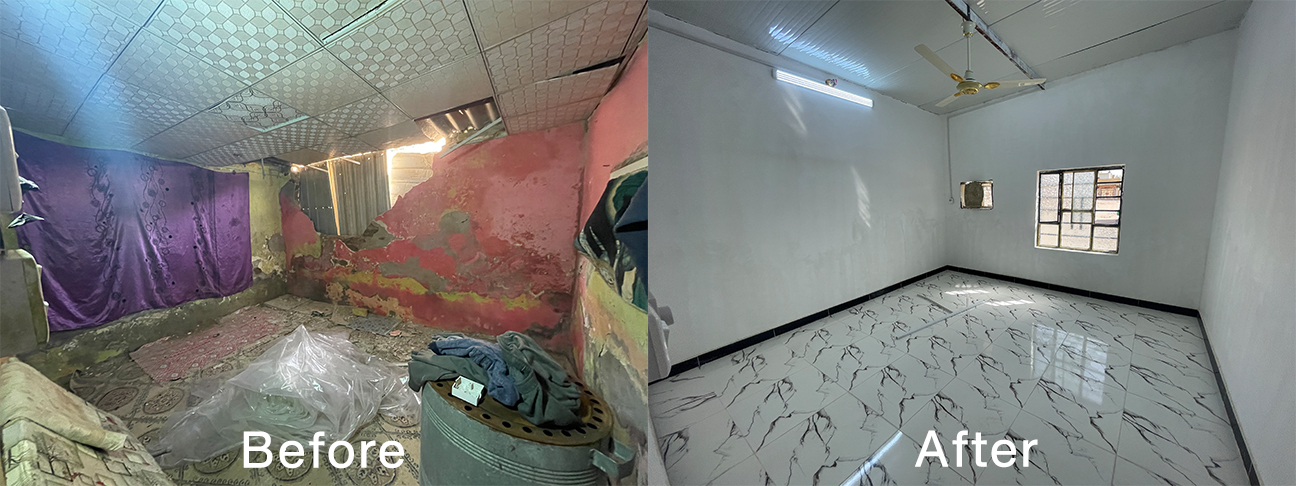 BGT helps Umm Qasr family rebuild home | ICTSI BGT helps Umm Qasr family rebuild home | ICTSI